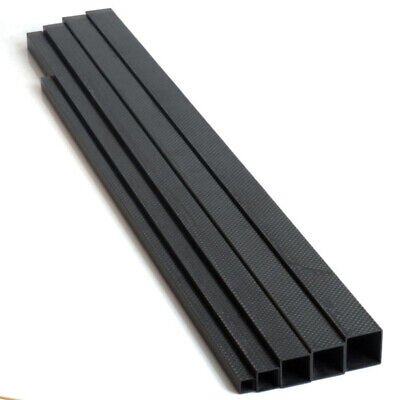 Carbon Square Tube 4x4x1000mm 0.5mm wall thickness – JR Airsail