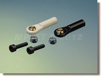 MP JET BALL LINK V1 4mm DIA BALL, M2/1.6mm L WHITE (6) – JR Airsail